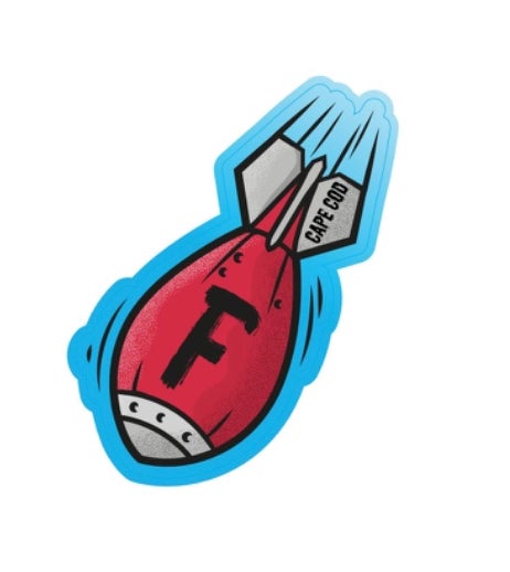 F Bomb Small Sticker | ALL GOOD CAPE COD